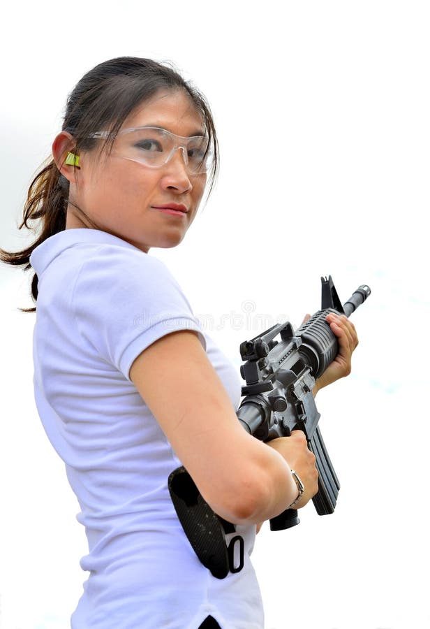 Gun stock image. Image of armed, young, weapon, soldier - 42690495