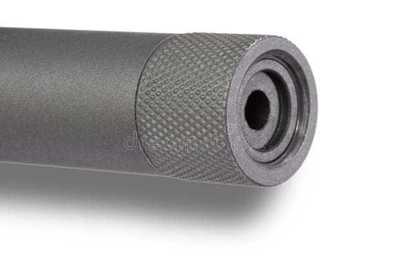 Gun Part on the End of a Threaded Barrel To Prevent Damage with a ...