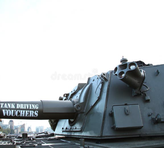 Gun of tank scene. stock photo. Image of defense, fight - 109195402