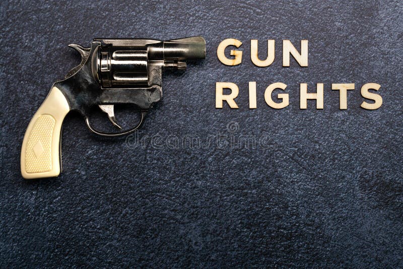 Gun Control Concept with Gun and Text Stock Image - Image of concept ...