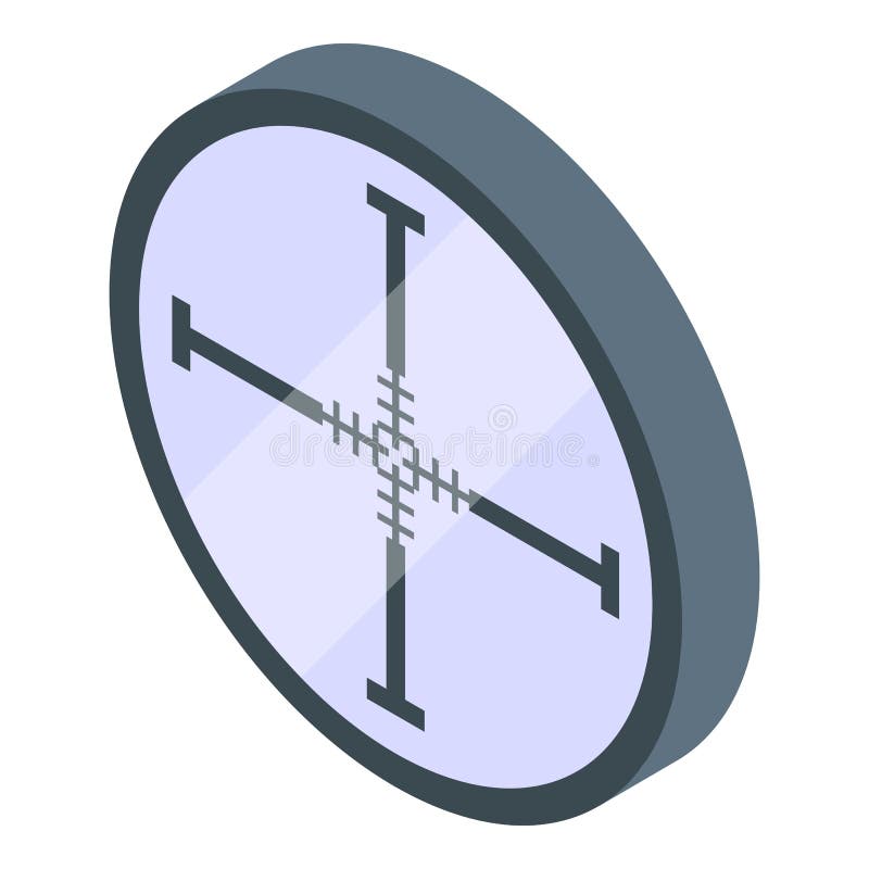 Gun Scope Sight Icon, Isometric Style Stock Vector - Illustration of ... Gun Scope Sight Icon, Isometric Style Stock Vector - Illustration of ...
