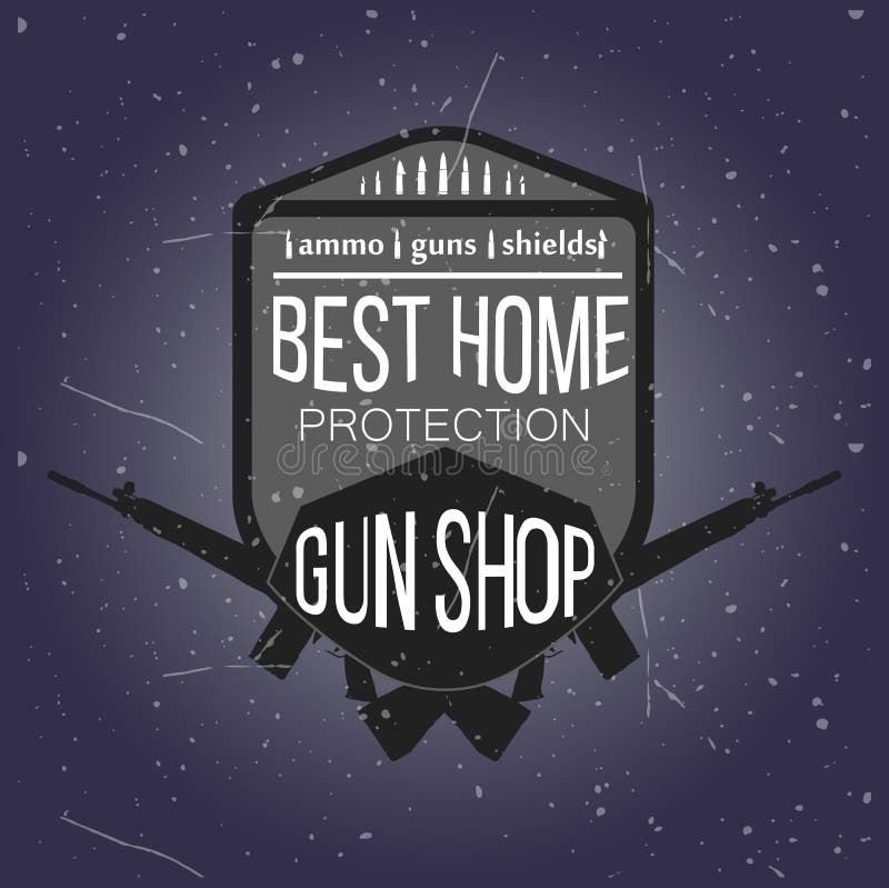 Gun Shop Logo Stock Illustrations – 647 Gun Shop Logo Stock ...