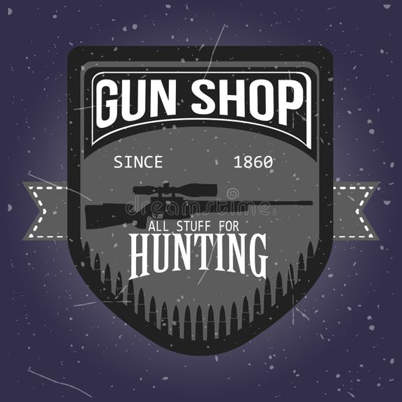 Gun Shop Logo Stock Illustrations – 720 Gun Shop Logo Stock ...