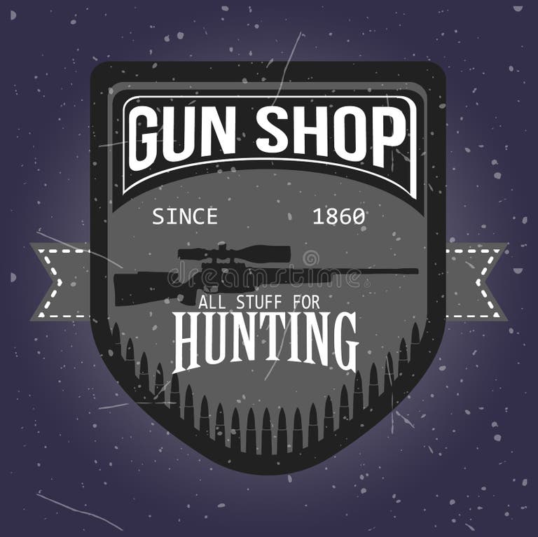 Gun Shop Logo Stock Illustrations – 689 Gun Shop Logo Stock ...