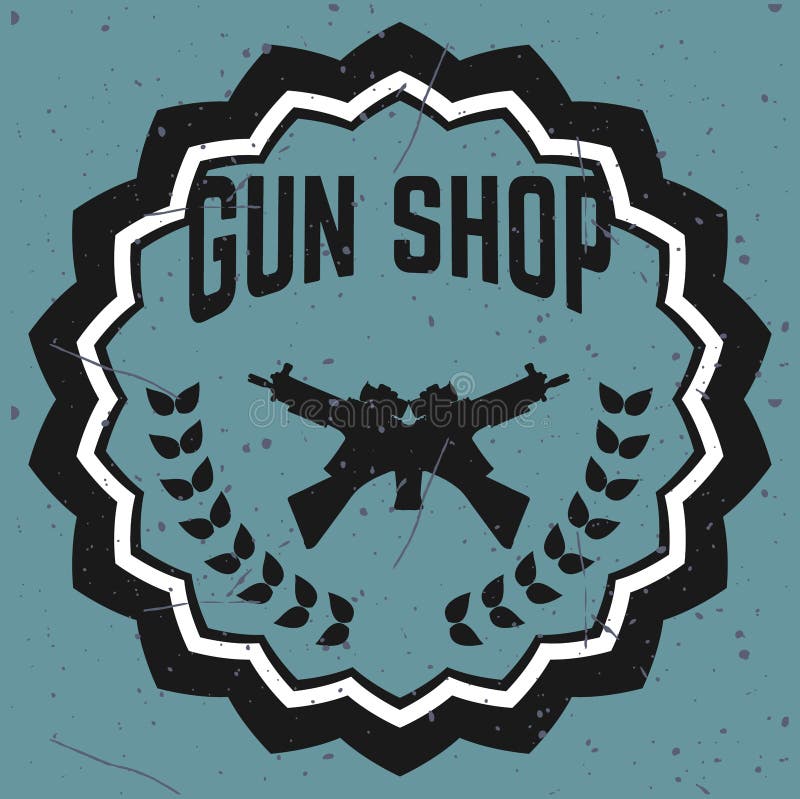 Gun Shop Logo Stock Illustrations – 364 Gun Shop Logo Stock ...