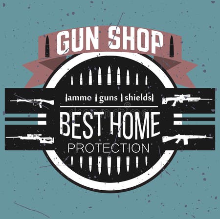 Gun Shop Logo Stock Illustrations – 720 Gun Shop Logo Stock ...