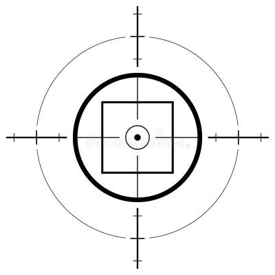 Gun sight stock vector. Illustration of vector, black - 8238024