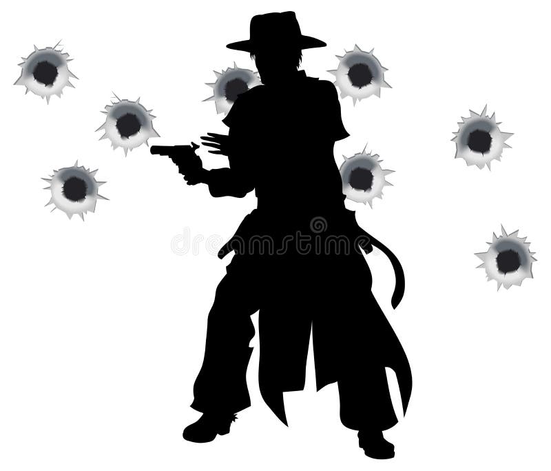 Gunslinger Stock Illustrations – 1,550 Gunslinger Stock Illustrations ...