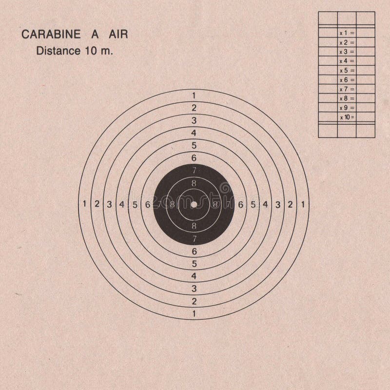 Gun target training stock image. Image of number, shooting - 42674479