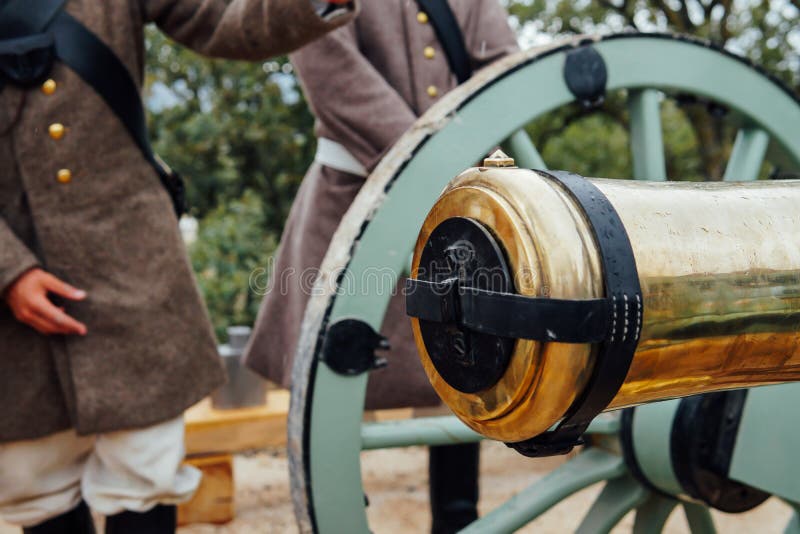 Gun Gun To Fire on War Story Military Stock Image - Image of author ...