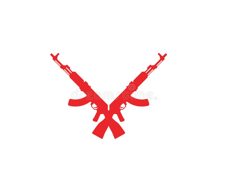 Gun Vector Symbol Templates Stock Vector - Illustration of defend ...