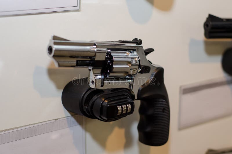 Rack Pistol Slide. Racking Handgun. Pulling Back and Reloading Gun ...