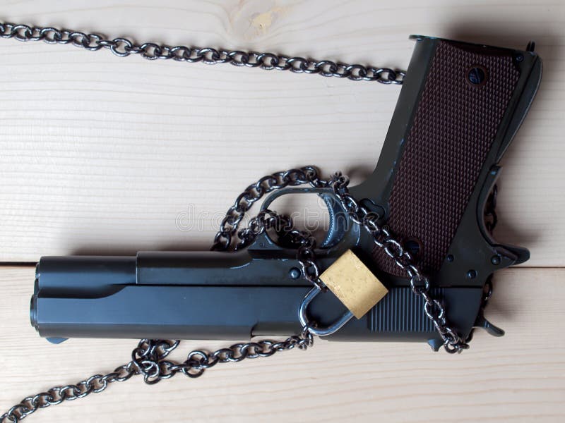 Gun , Weapons for Protection Stock Photo - Image of control, object ...