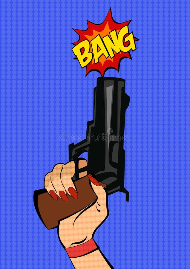 Cartoon Woman Gun Stock Illustrations – 2,275 Cartoon Woman Gun Stock ...