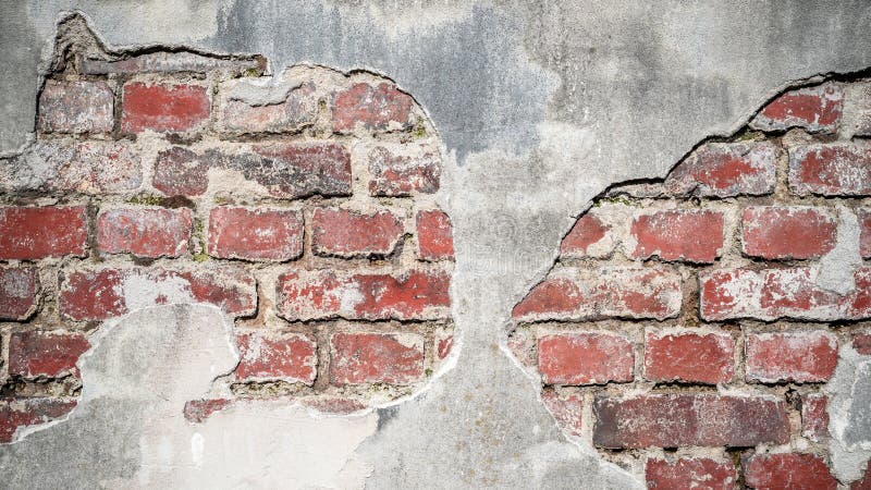 Gungy and Damaged Wall Background Stock Image - Image of concrete ...