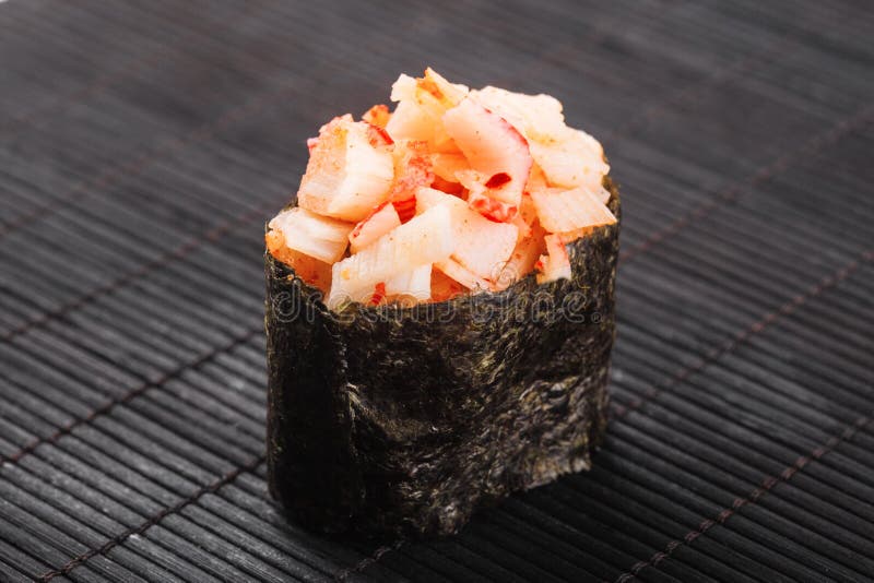 Gunkan with Fish and Tobiko Stock Photo - Image of japan, freshness ...