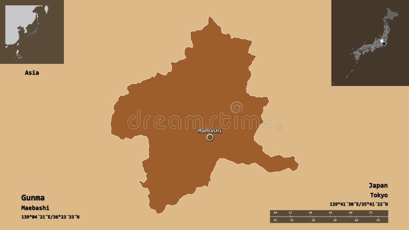 Gunma Prefecture Flag, Japan Stock Vector - Illustration of file ...
