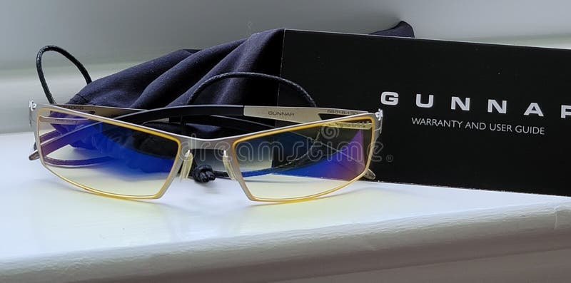 Gunnar Gaming and Computer Blue Light Blockers Editorial Stock Image ...