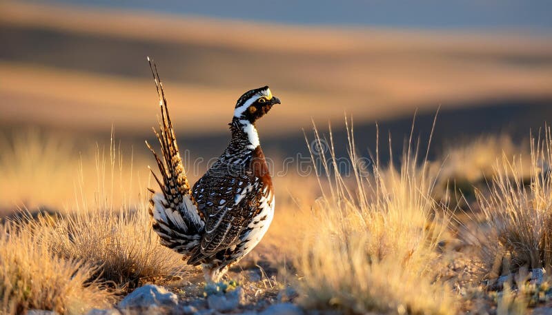 Gunnison Sage-grouse or Lesser Sage-grouse, AI Generated Stock Illustration - Illustration of ...