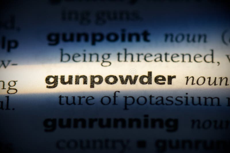 Gunpowder stock photo. Image of printed, minimal, detail - 161576462