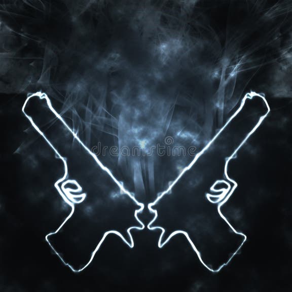 Guns stock illustration. Illustration of power, abstract - 13191111