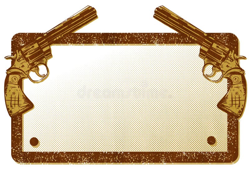 Hand Guns Vector Illustration Stock Vector - Illustration of criminal ...