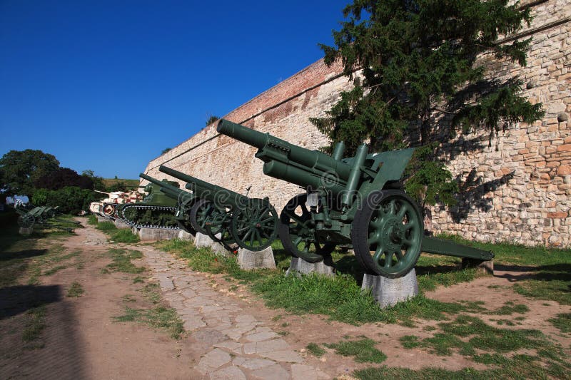 Guns in Belgrade City, Serbia Stock Photo - Image of serbian, landmark ...