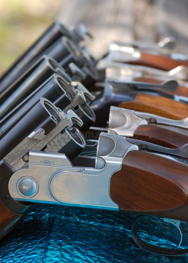 Guns in Line stock photo. Image of metal, safe, security - 19321612