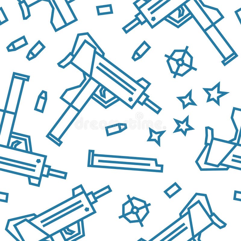 Guns Low Poly Seamless Pattern V3 White Background Stock Vector ... Guns Low Poly Seamless Pattern V3 White Background Stock Vector ...
