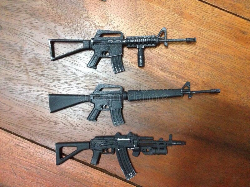 Guns Model stock image. Image of model, enemy, guns, scale1 - 48696233