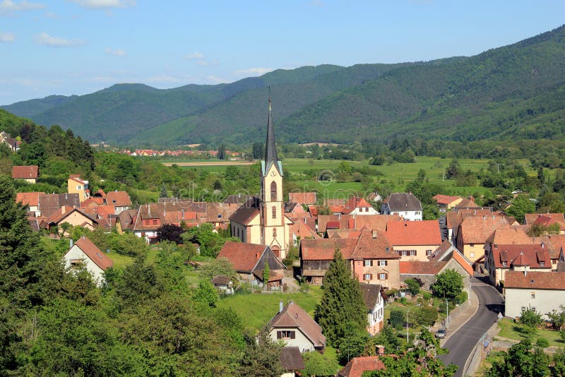 Albert Schweitzer a Gunsbach Fotografia Stock - Immagine di chiesa ...