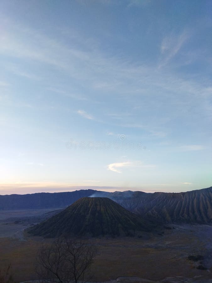 Gunung Bromo sunrise stock image. Image of mountain - 258261297