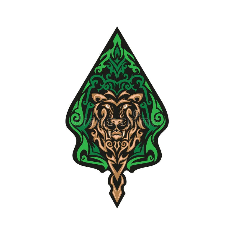 Gunungan Wayang Icon Vector Concept Design Template Stock Vector ...