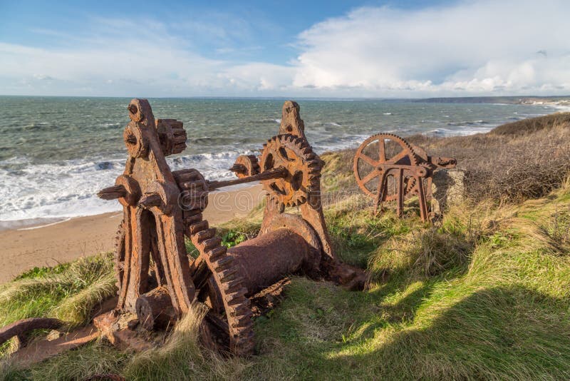 Gunwalloe stock image. Image of ocean, kernow, beautiful - 64896487