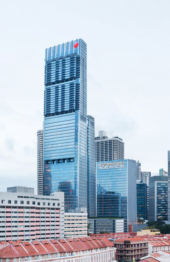 Guoco Tower, Singapore editorial stock photo. Image of tanjong - 194135408