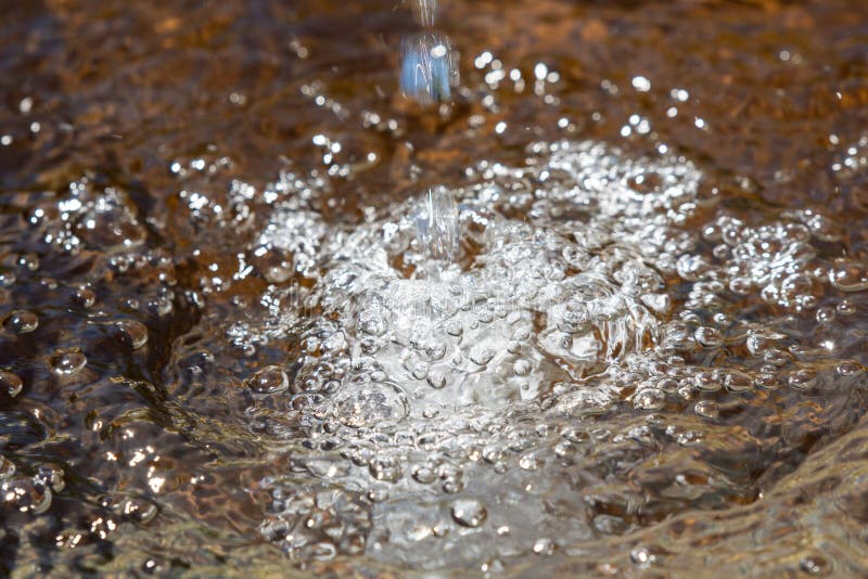 Gurgling spring water stock photo. Image of wash, quenching - 152318320