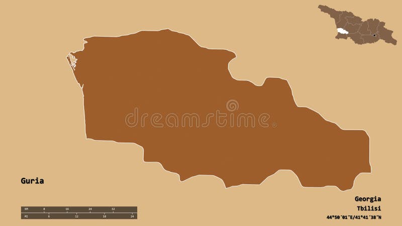 Guria Region Republic of Georgia - Country, Administrative Divisions of ...