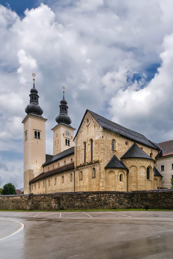 Gurk Cathedral, Austria stock photo. Image of architecture - 360197578