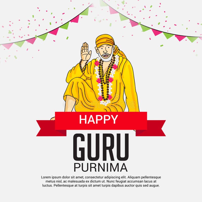 Guru Purnima. stock illustration. Illustration of religious - 94809274