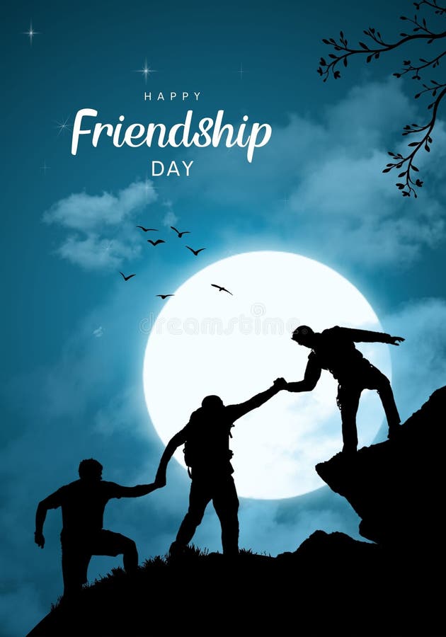 Creative Vector Illustration of Happy International Friendship Day ...