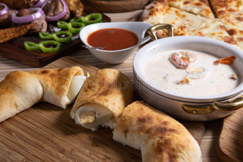 Guruli pie stock photo. Image of georgian, georgia, traditional - 180182702