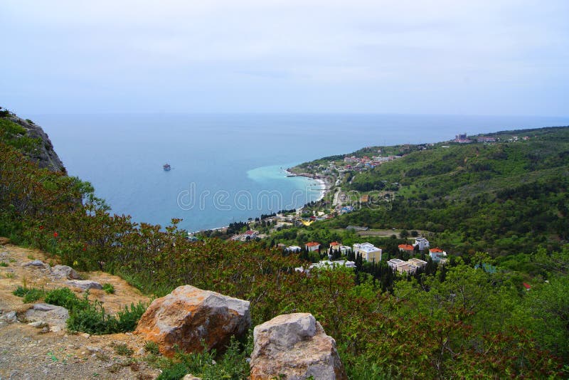 Gurzuf.Crimea,Ukraine stock image. Image of gurzuf, column - 50606427