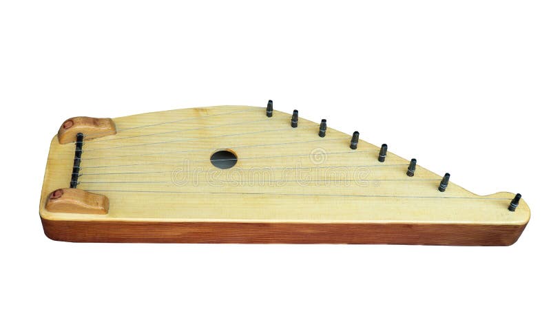 Gusli Russian Folk Stringed Plucked Musical Instrument Stock Photo ...