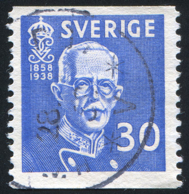Gustaf V editorial stock image. Image of 1938, portrait - 363280364