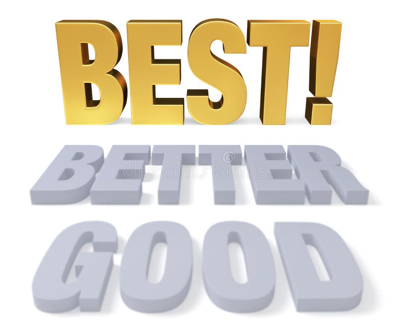 Gute Beste Referenz-Ikone Logo Design Element Vektor Abbildung ...