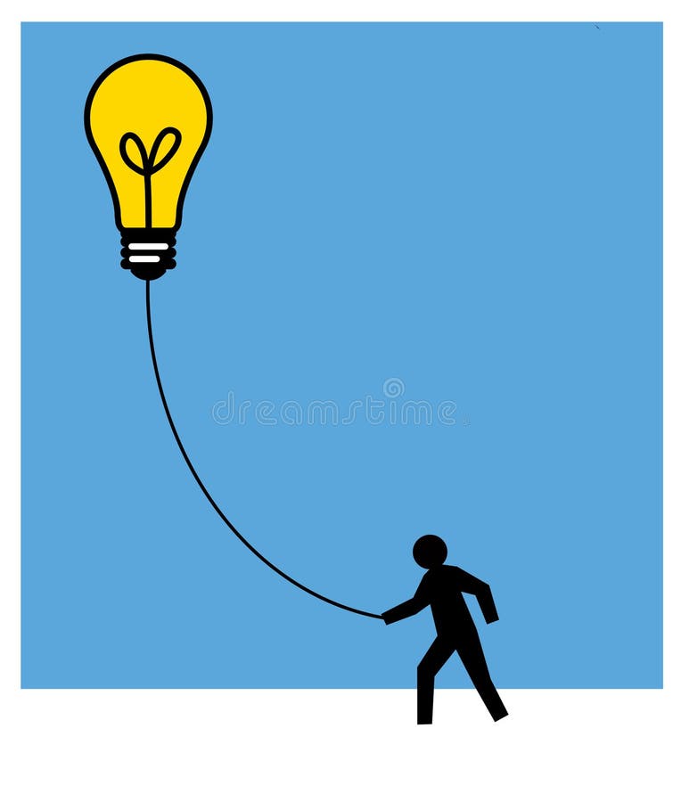 Gute Idee stock abbildung. Illustration von objektiv - 23159182