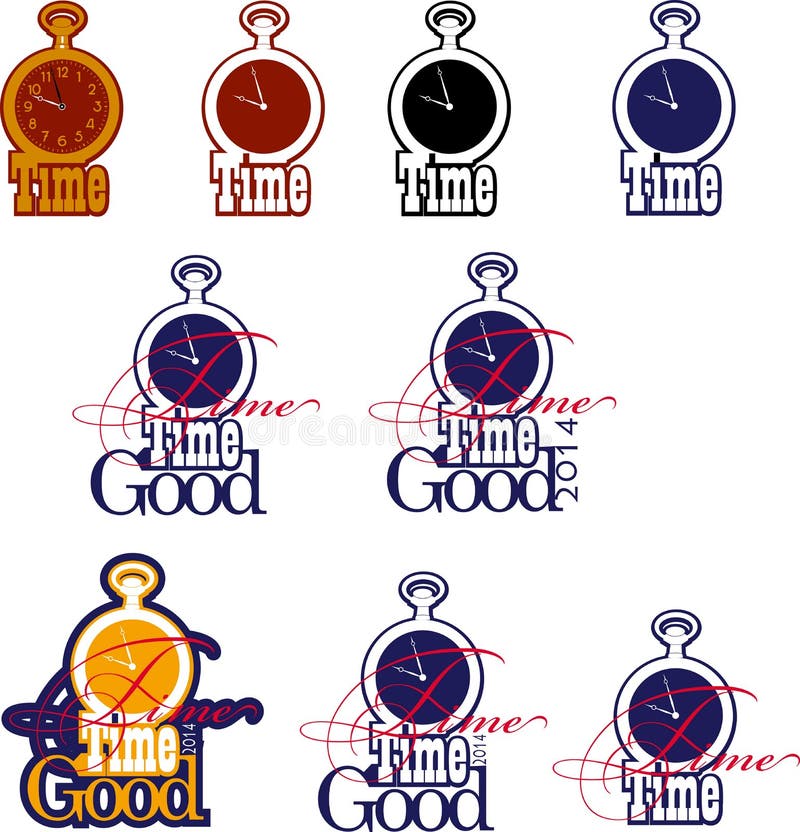 Gute Zeit vektor abbildung. Illustration von symbol, countdown - 33645017