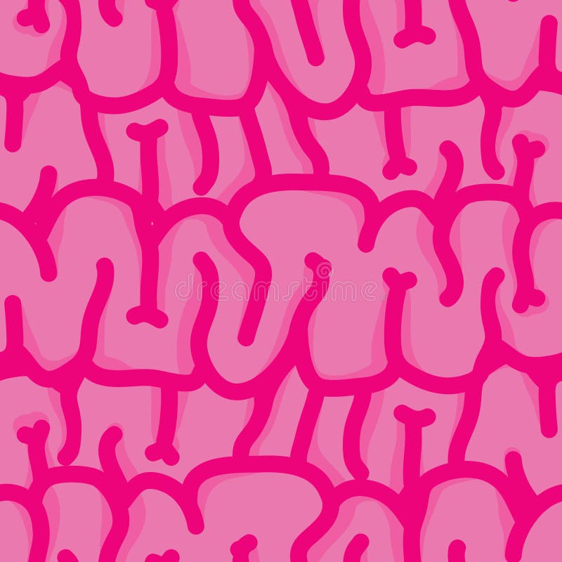 Guts Seamless Vector Pattern Stock Vector - Illustration of digestive ...