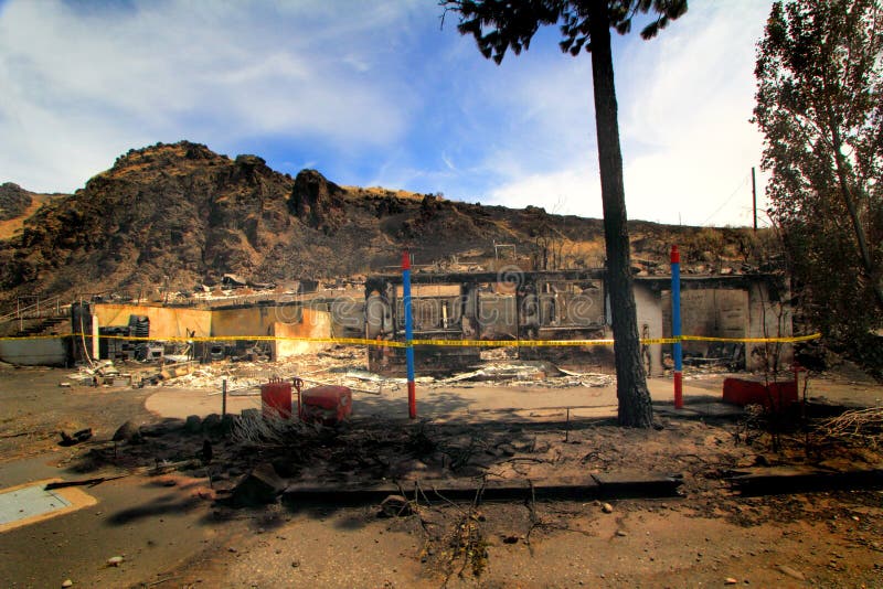 Gutted stock image. Image of front, gutted, building - 55585957