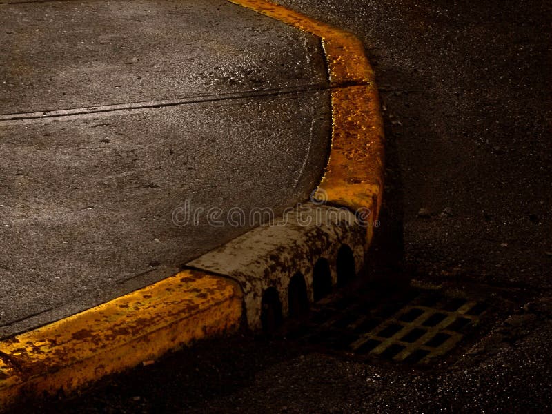 Gutter stock image. Image of road, gutter, walk, street - 849331